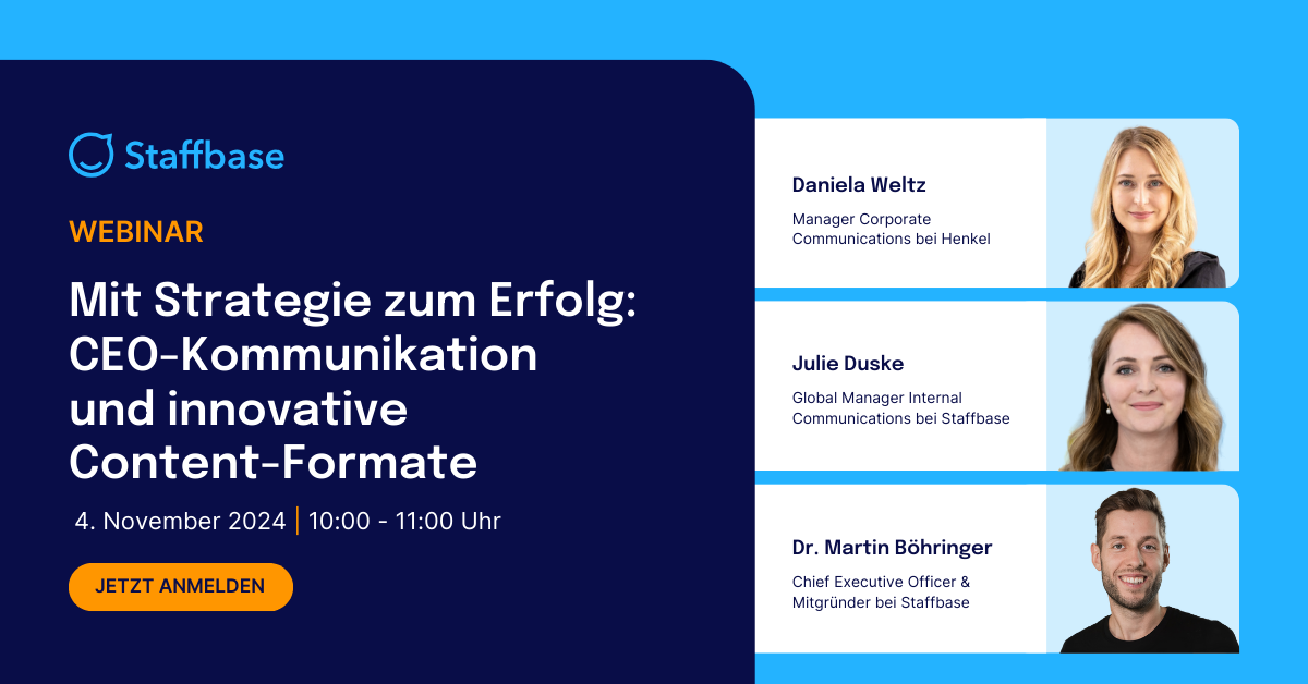 Webinar: Mit Strategie zum Erfolg: CEO-Kommunikation und innovative Content-Formate